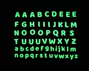 Glow Dark Letters - Etsy