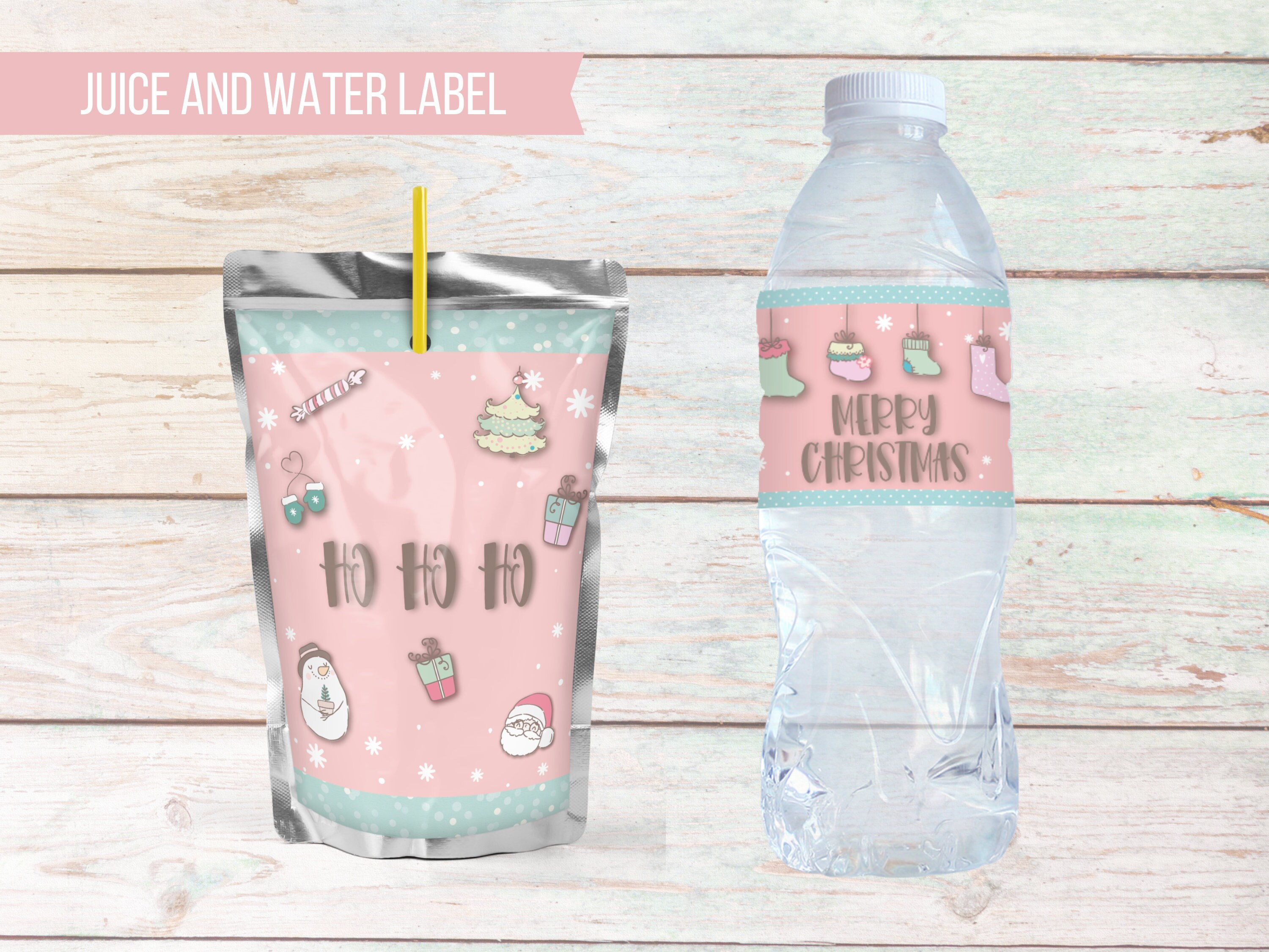 Kids Christmas Party Bundle Kit, Festive Holiday Template Printable - Etsy