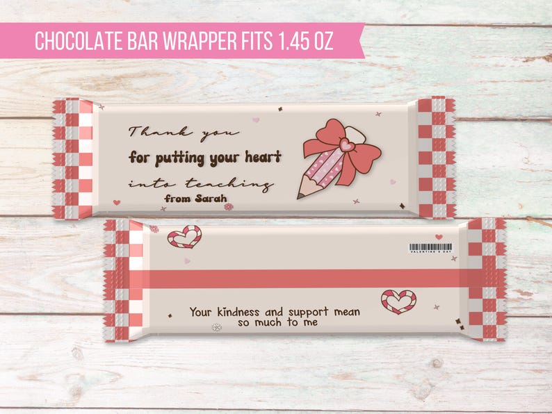 Valentine's Day Teacher Treat Bundle, Coquette Retro Style, Chip Bag ...