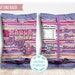 Womens Day Editable Chip Bag Label, 8 March, Girl Power, Favor Treat ...