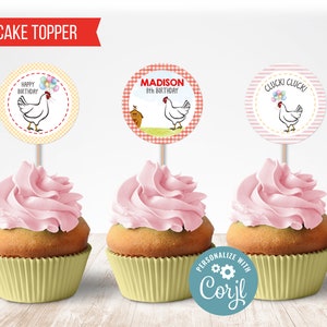 Chicken Birthday Party Decorations, Kids Chicken Party Cute Decorations ...