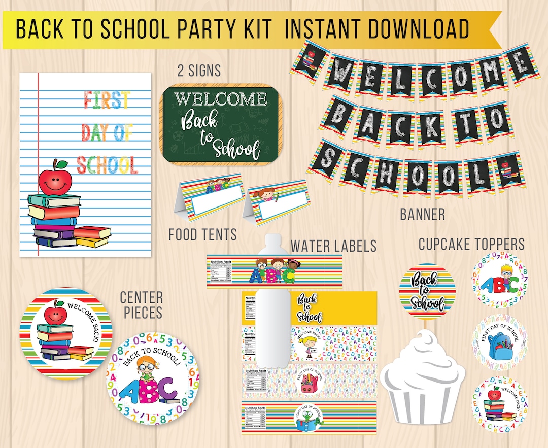 Back to School Theme Party Decorations classroom Decoration - Etsy