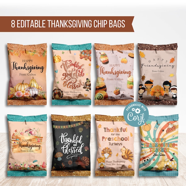 Thanksgiving Party Favors - Etsy