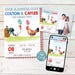 Chicken Birthday Party Invitation, Chicken and Rooster Party Invite ...