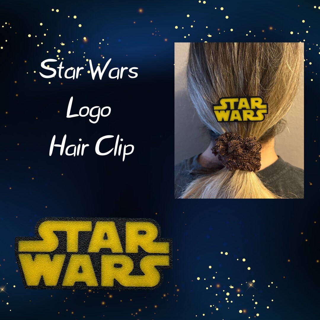 Star Wars Logo Inspired Hair Clip Barrette - Etsy