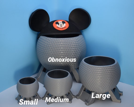 Epcot Theme Park Spaceship Earth Planter Pot Inspired by Walt | Etsy