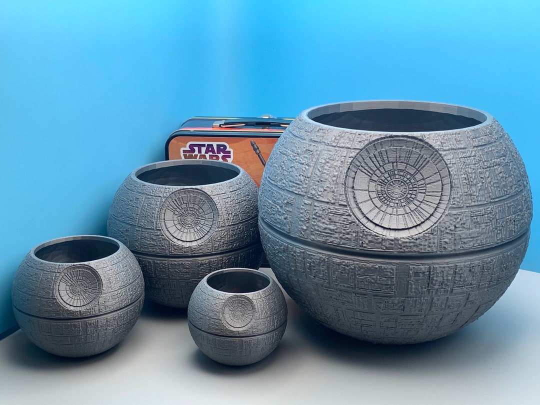 Death Star Planter Bowl Pot - Etsy