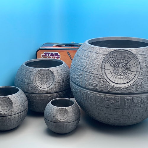 Death Star Planter Bowl Pot - Etsy