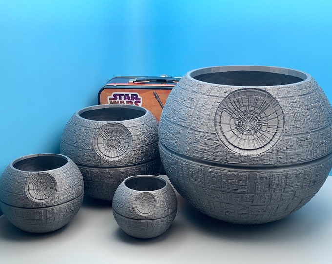 Death Star Planter Bowl Pot - Etsy