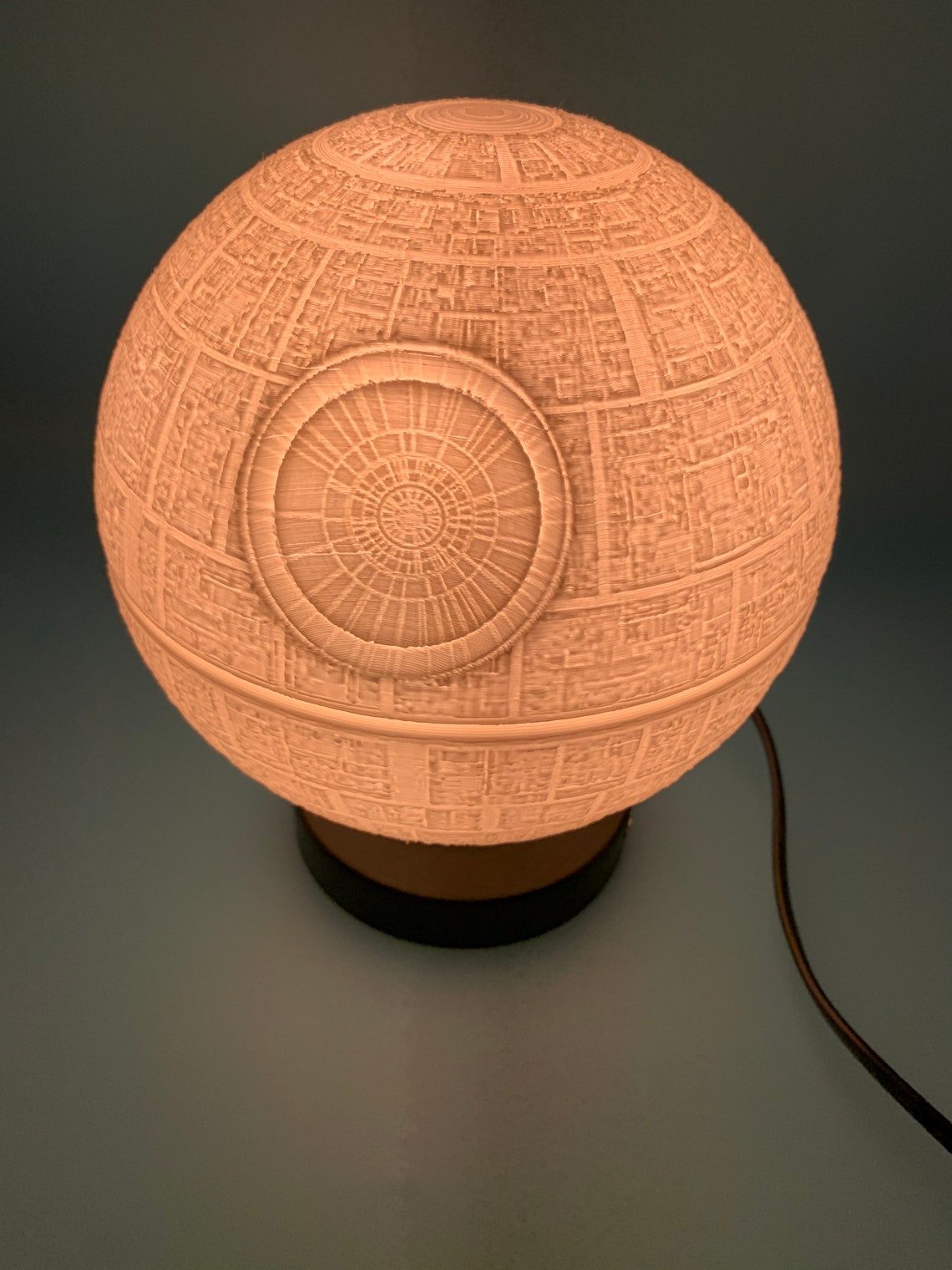 Star Wars Death Star Table Night Light - Etsy