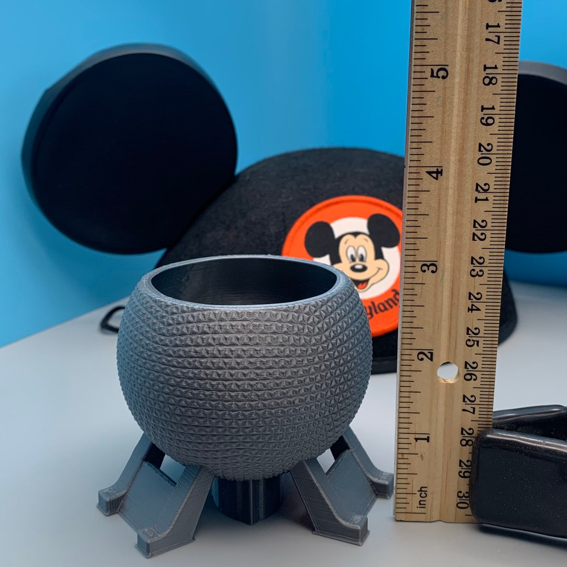 Epcot Theme Park Spaceship Earth Planter Pot Inspired by Walt | Etsy