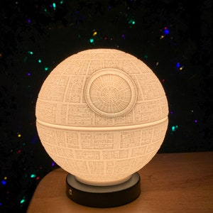 Star Wars Death Star Table Night Light - Etsy