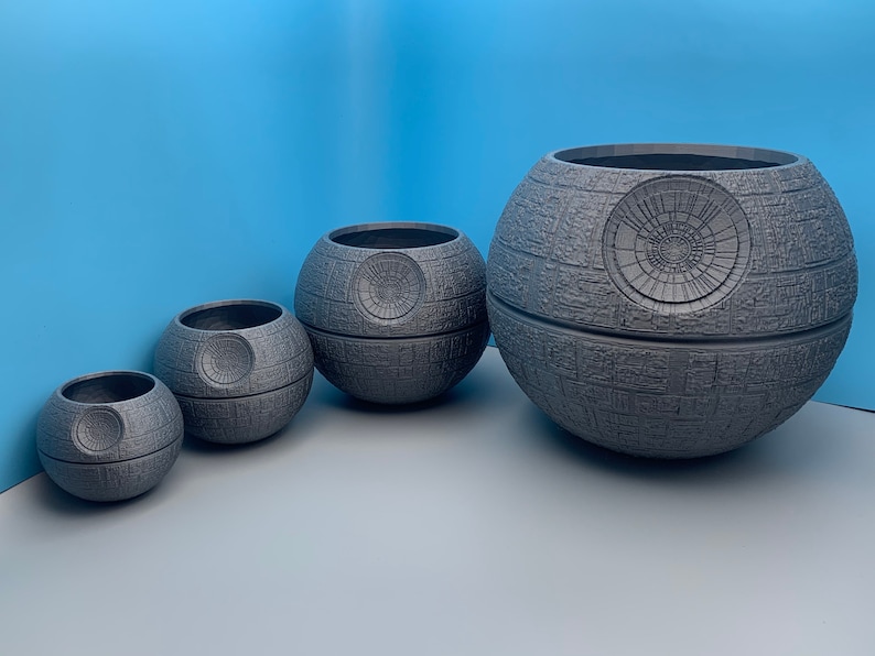 Death Star Planter Bowl Pot - Etsy