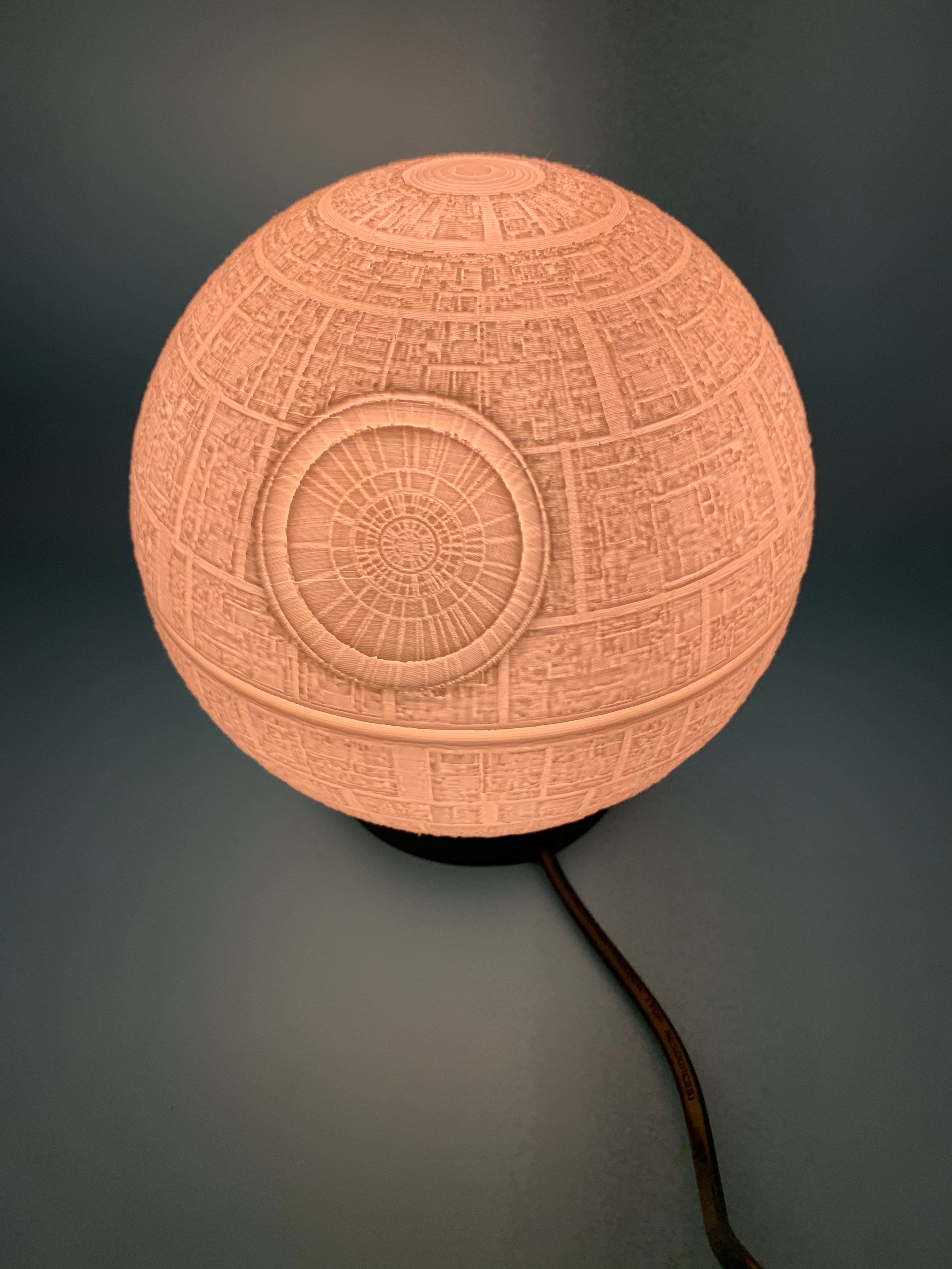 Star Wars Death Star Table Night Light - Etsy