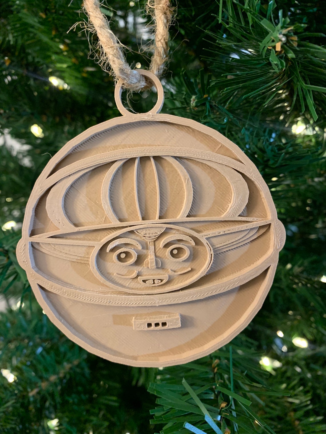 Tiki Grogu Baby Yoda The Child in Floating Crib Ornament | Etsy