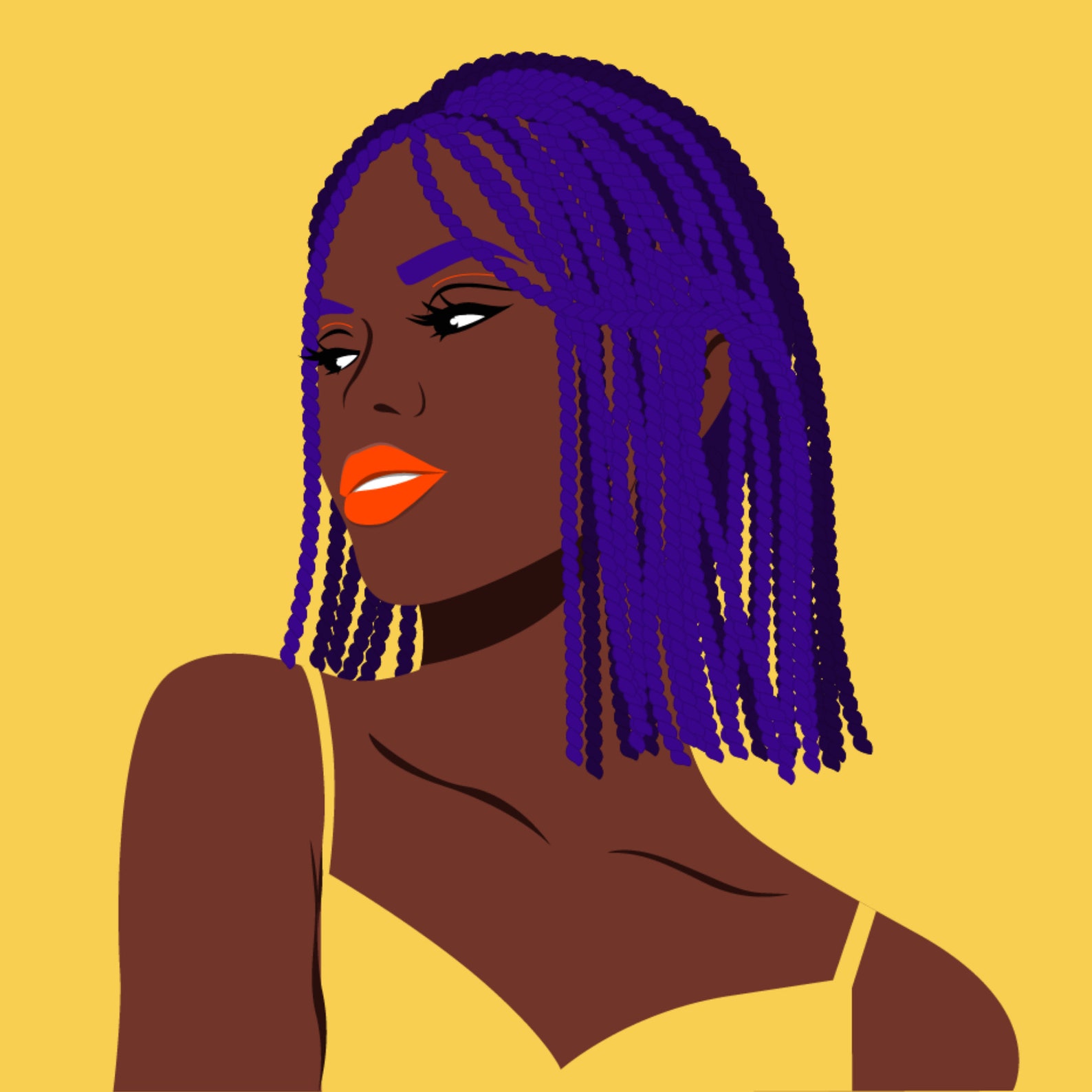 Illustrator Outline Braid and Twist Brush Digital Painting - Etsy