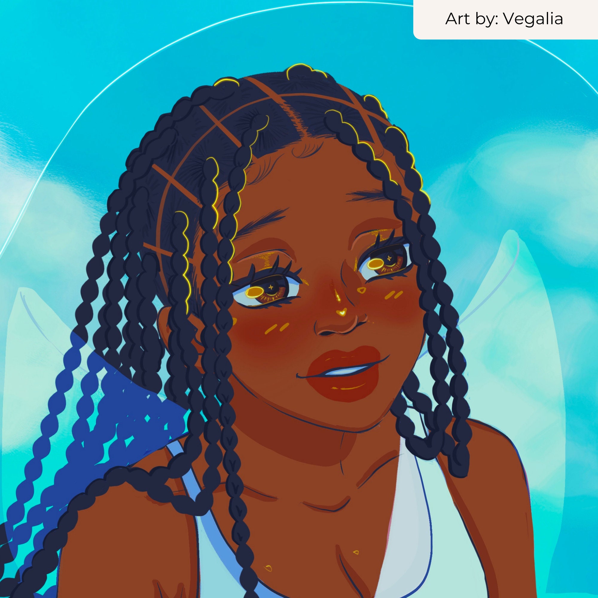 Sketches Anime Girl With Braids