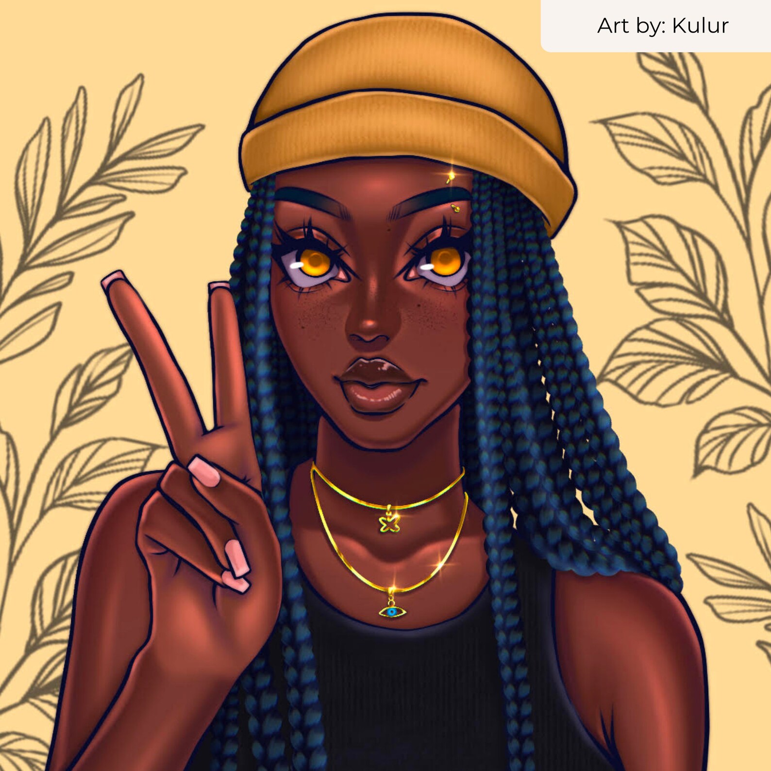 Procreate Highlight Light Braid and Loc Brushes Anime Cartoon - Etsy