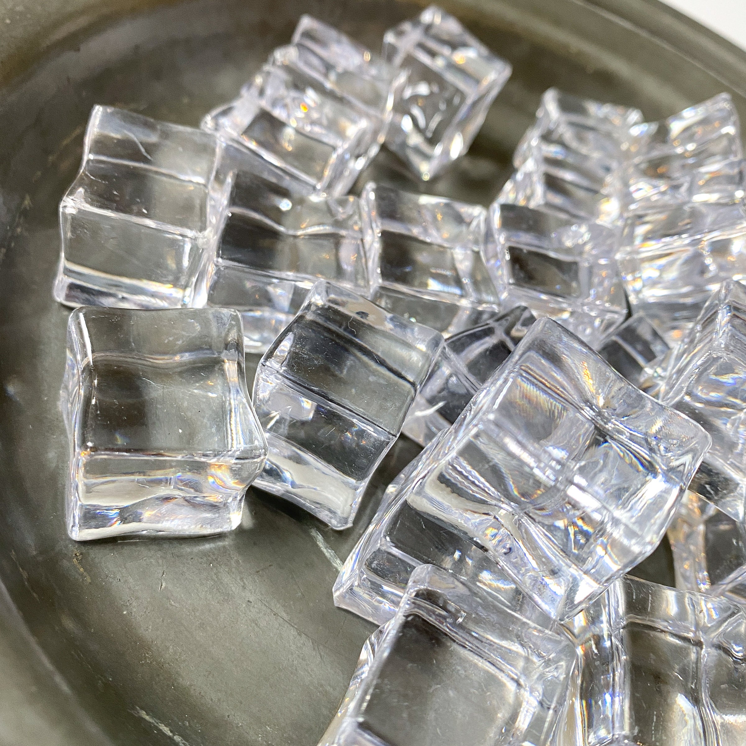 Fake Ice Cube Kit Faux Ice Cubes Fake Drink Decor Ice Cube | Etsy