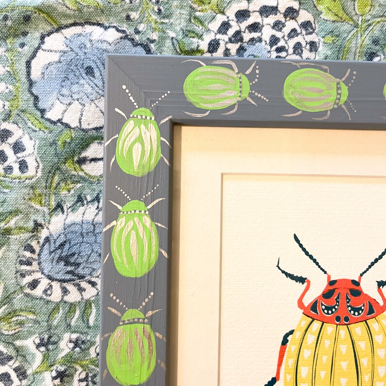 Decorative Frame Artful Frame Framed Art Painted Frames - Etsy