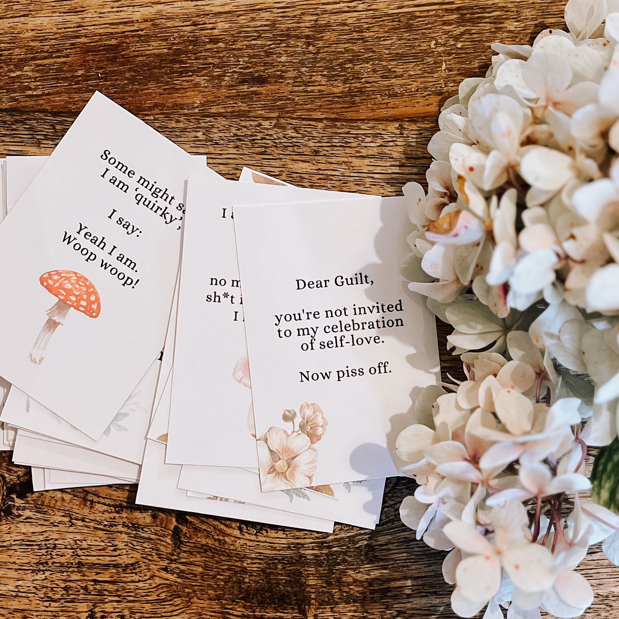 30 Swear Affirmation Cards Affirmation Cards Quote Cards I Sweary ...