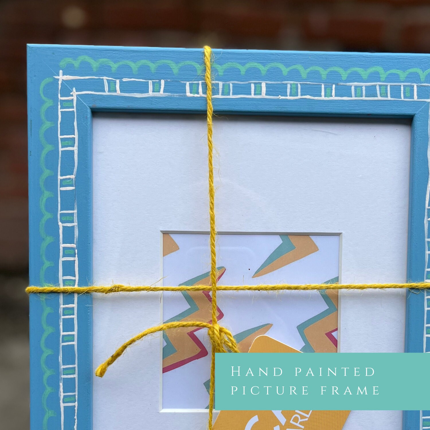 Decorative Frame Artful Frame Picture Frame Painted Frames Handpainted ...