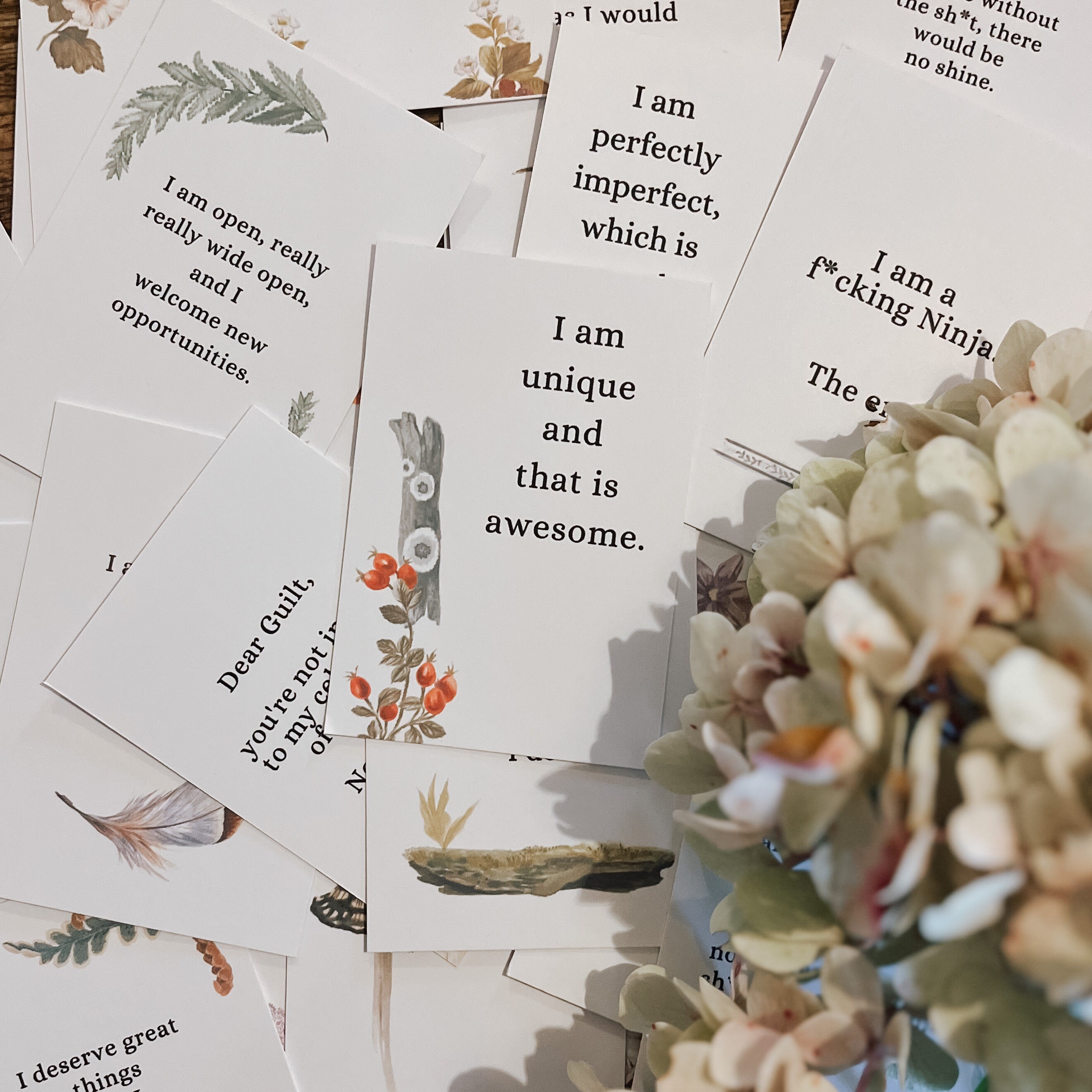 30 Swear Affirmation Cards Affirmation Cards Quote Cards I Sweary ...