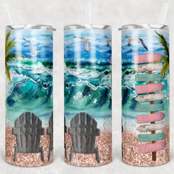 Beach Tumblers - Etsy