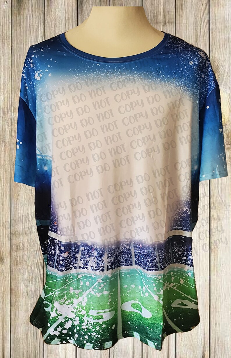 Faux Bleach Football Tshirt Mock for Rtssublimationblanks Football ...