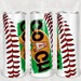 20 Oz Skinny Tumbler Baseball Coach Laces Sublimation Design Template ...