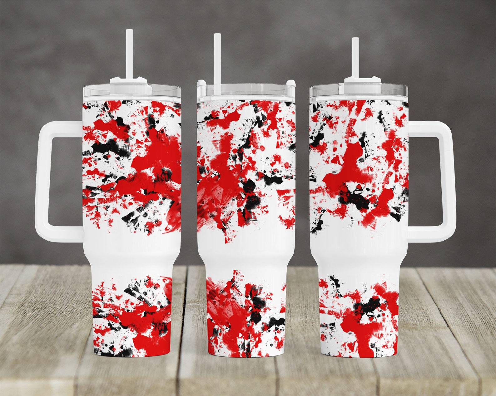 Powerwash Splatter School Add Your Logo or Mascot Design 40 Oz 2 Piece ...