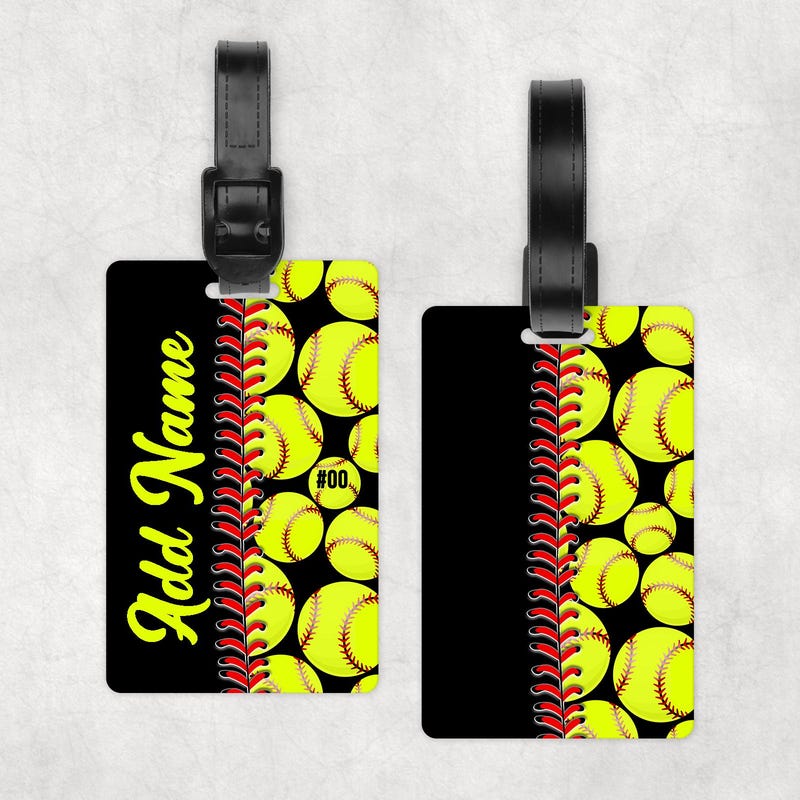 Softball Tags - Etsy