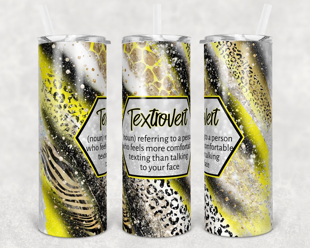 20 Oz Skinny Tumbler Sublimation Template Agate Milky Way Sassy Textrovert Safari Animal Print ...