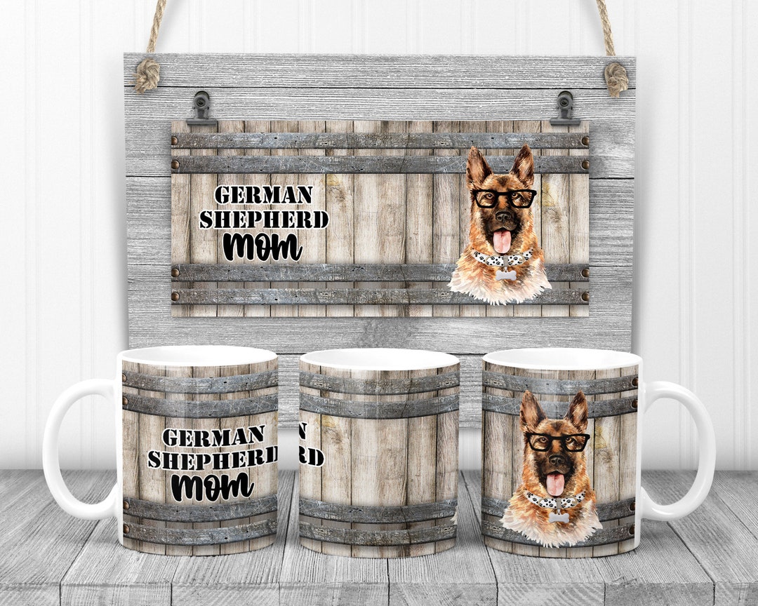 Sublimation Stainless Camp Cup Mug German Shepherd Mom Sublimation ...
