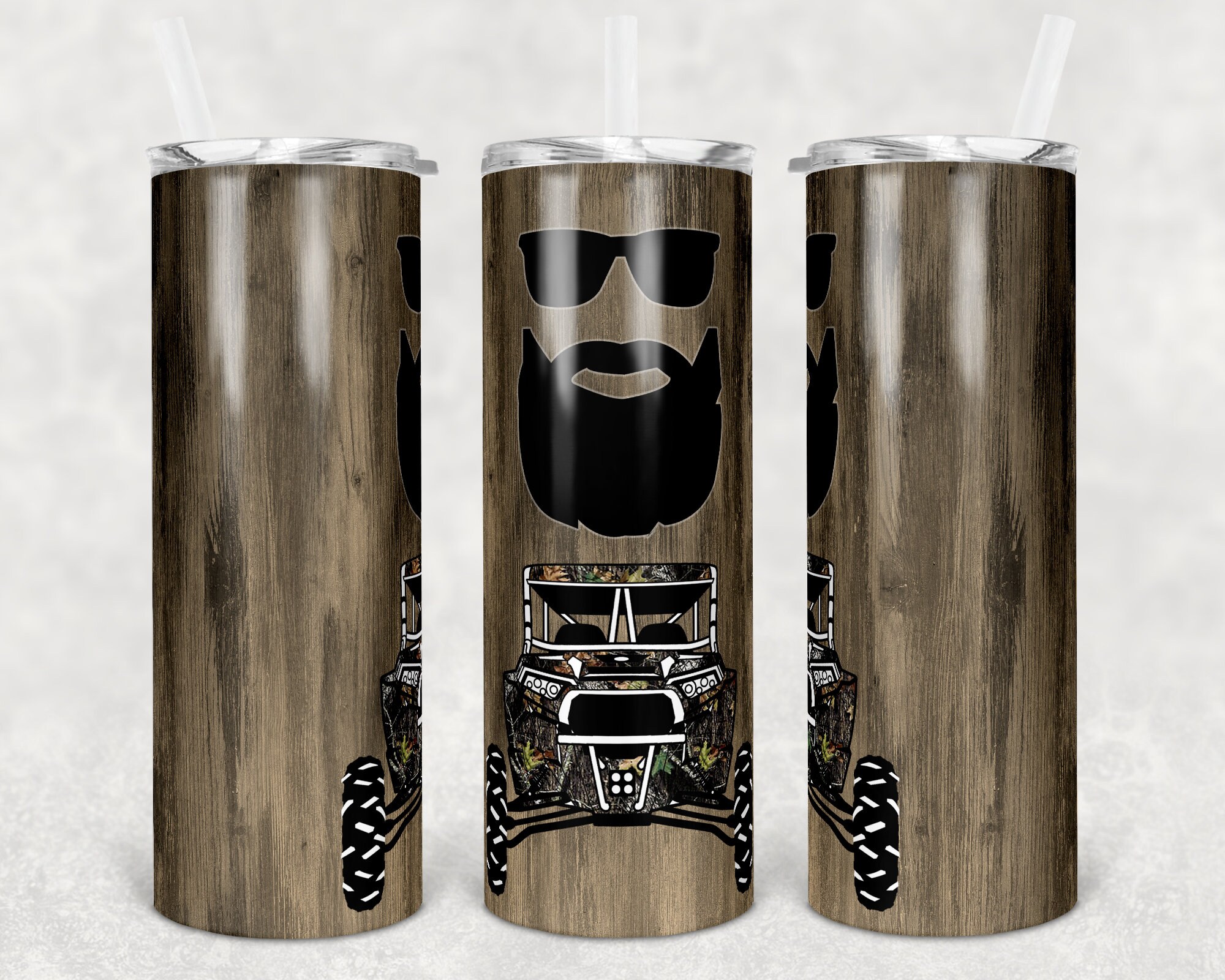 20 Oz Skinny Tumbler Sublimation Design 4x4 Man off Road Life Template ...
