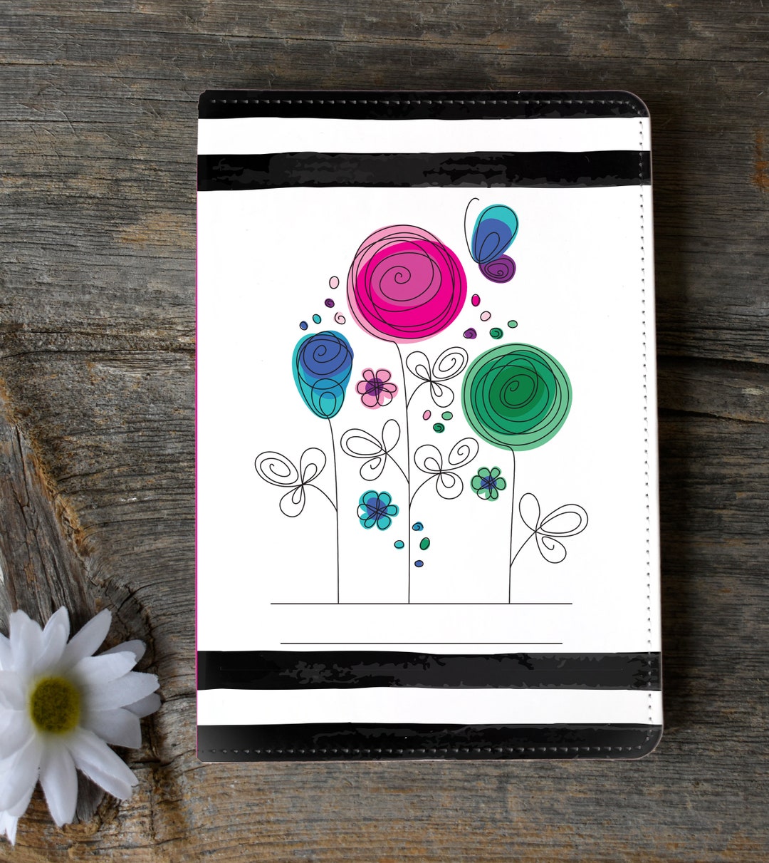 Journal Sublimation Design Template Pretty Floral Design School Digital ...