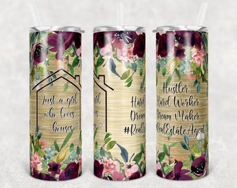 20 Oz Skinny Tumbler Sublimation Design Template Download PNG - Etsy