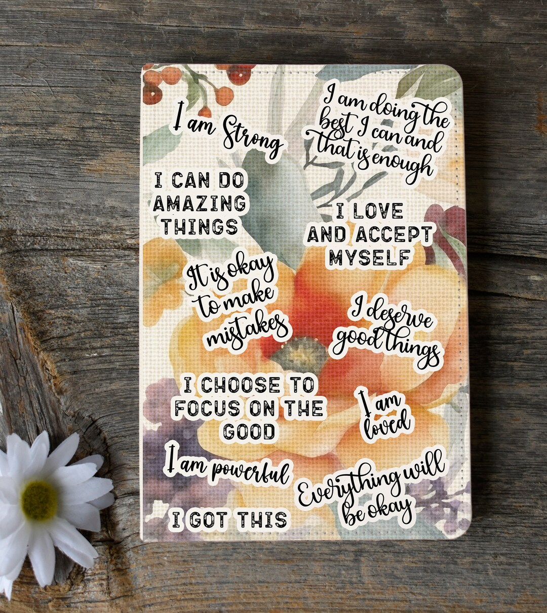 Journal Sublimation Design Template Positive Affirmations Positive ...