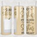 20 Oz Skinny Tumbler Sublimation Soul Sista Sistas Tan Gold Glitter ...
