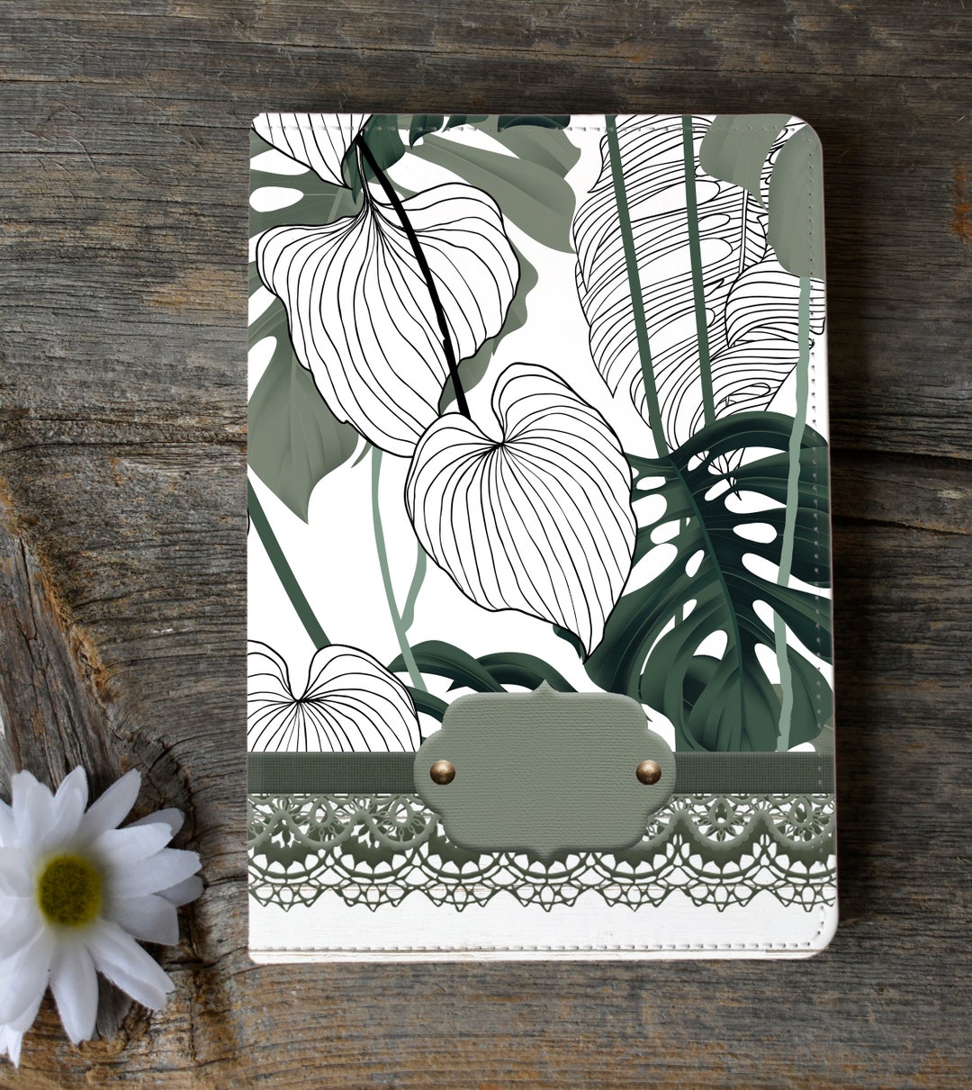 Journal Sublimation Design Template Plants Leaves Tropical for ...