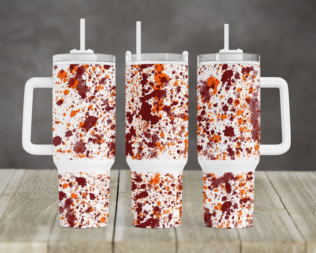 Powerwash Splatter School Add Your Logo or Mascot Design 40 Oz 2 Piece ...