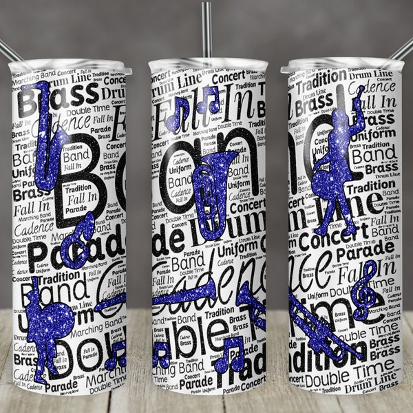 Marching Band Tumbler Png - Etsy