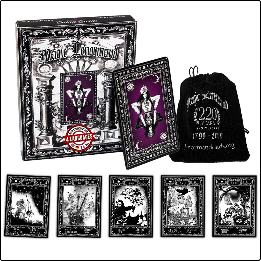 Lenormand Tarot Deck, Lenormand Card Deck, Lenormand Deck, Lenormand ...