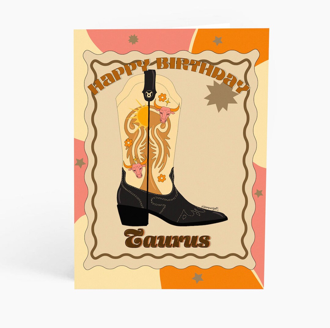 Taurus Birthday Card | Happy Birthday | April Birthday | May Birthday ...