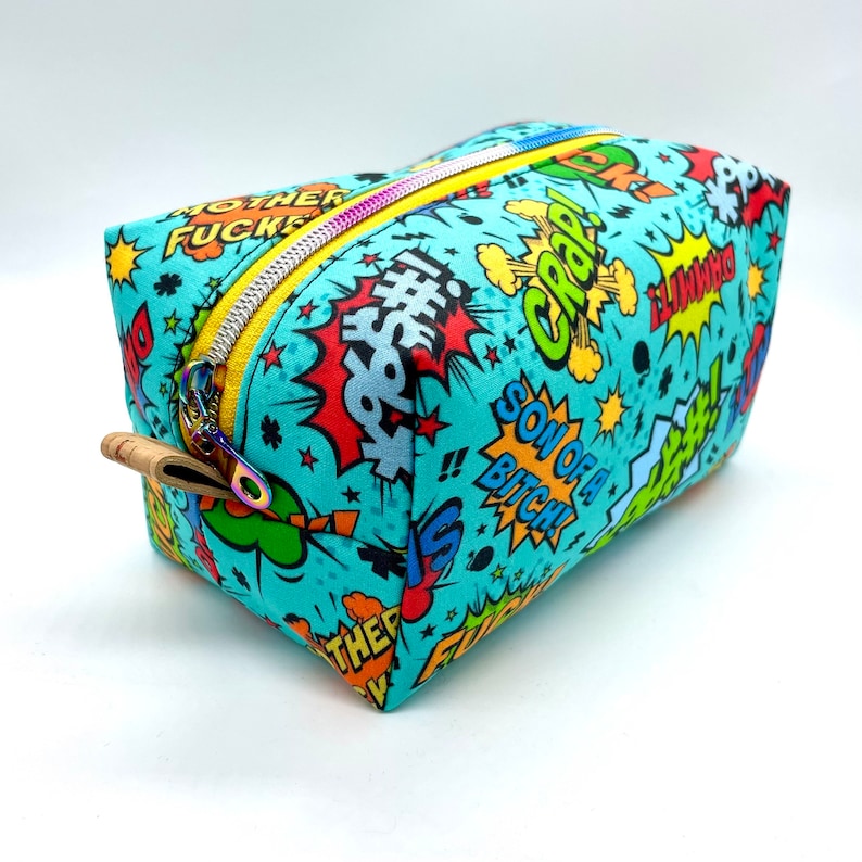 Boxy Bag | Dopp Kit | Zipper Bag | Makeup Pouch | Cosmetic Bag ...
