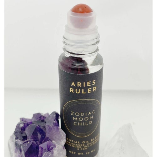 Aries Ruler Astrology Oil Roller Zodiac Aromatherapy | Etsy