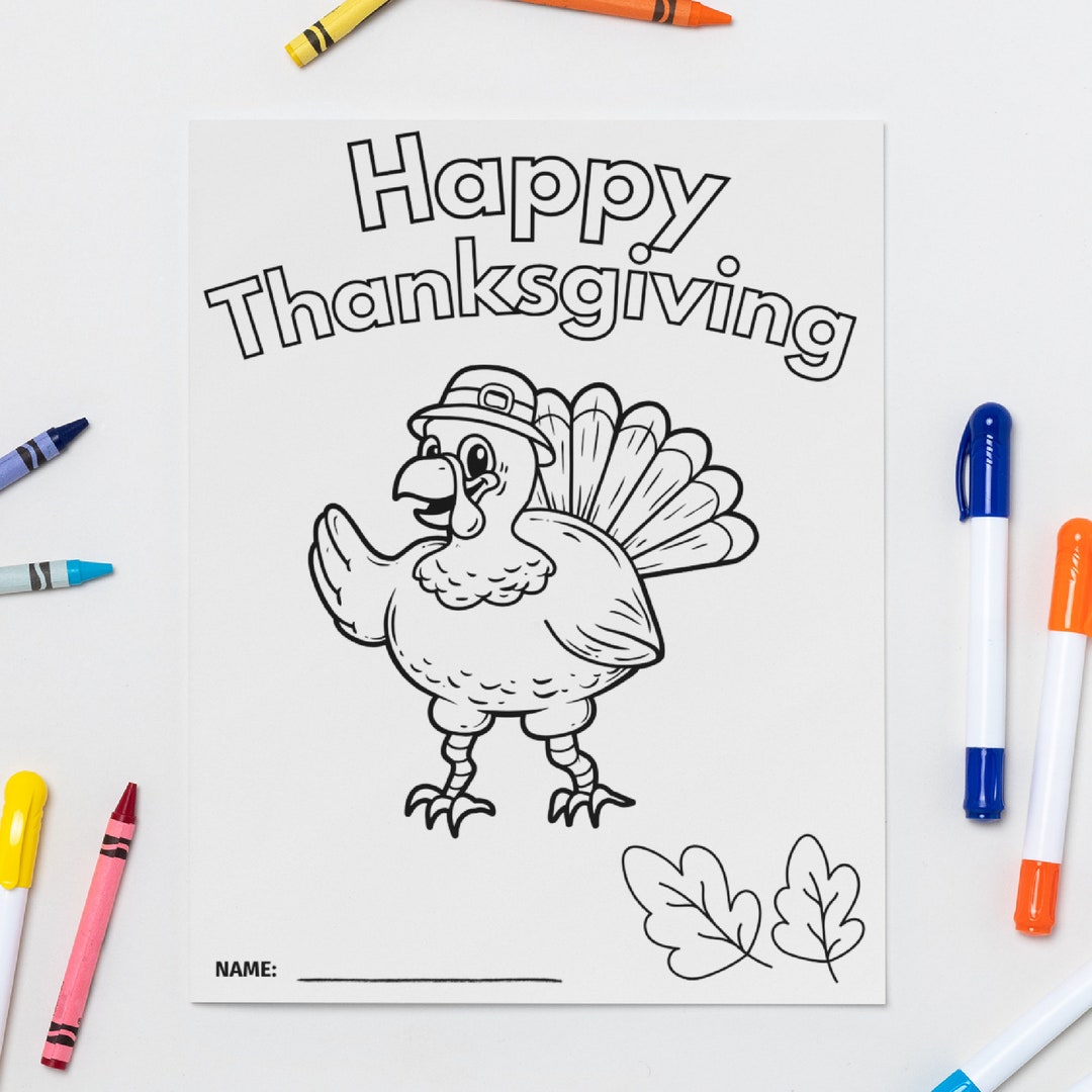 Printable Thanksgiving Activity Pages for Kids Thanksgiving - Etsy