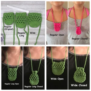 Drawstring Crystal Pouch Necklace, Healing Crystal Pouch Necklace ...