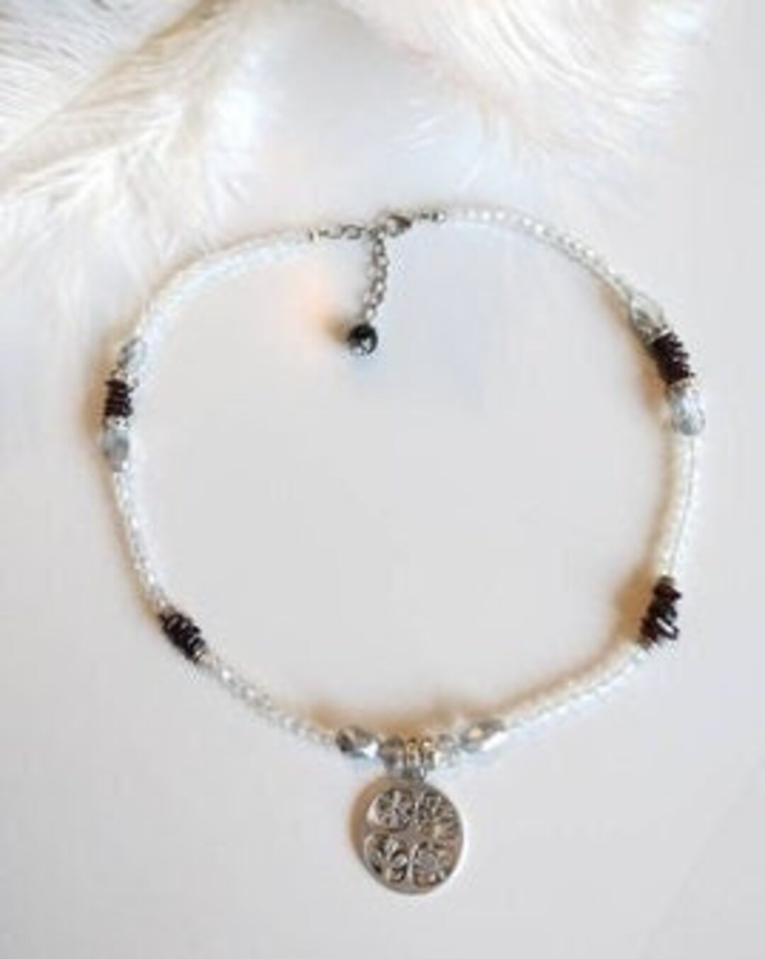 Garnet Crystal Necklace With Seasons Charm - Etsy