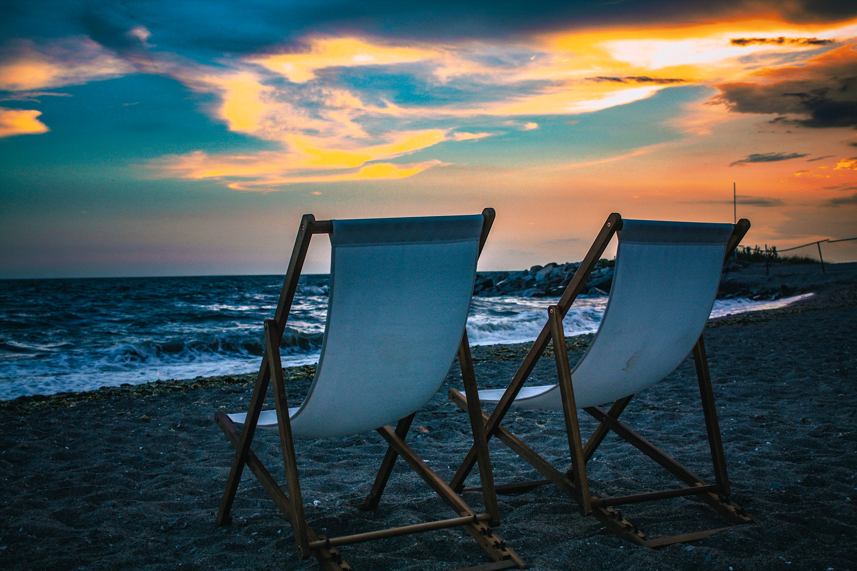 Colorful Beach Chairs